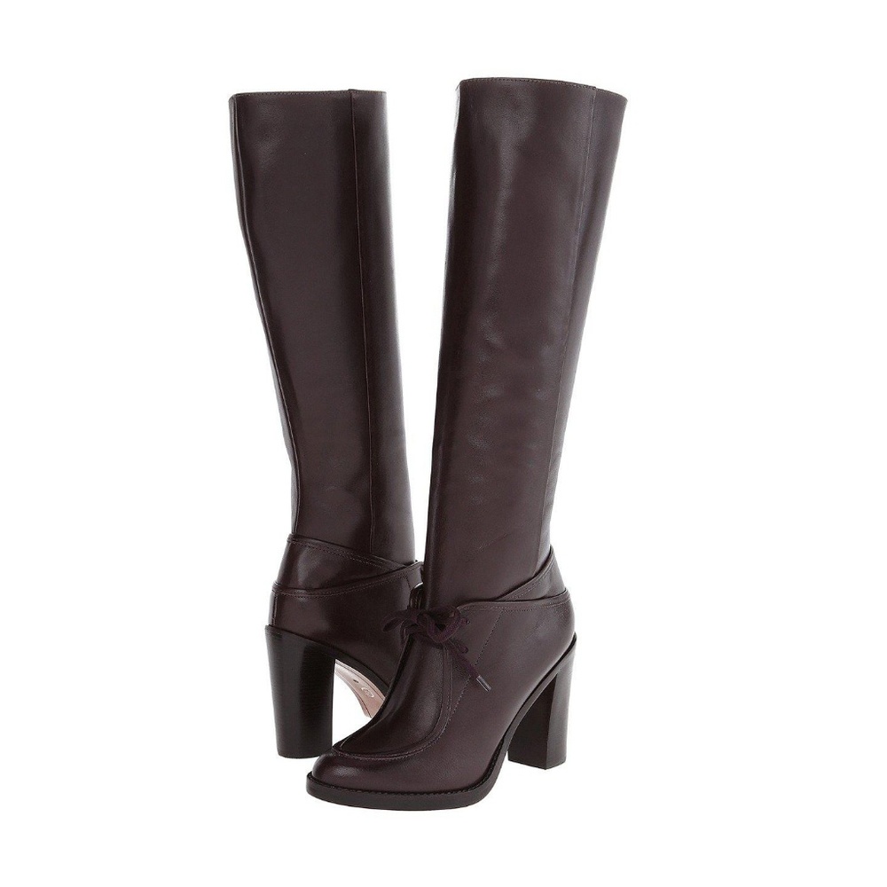 10 Crosby Derek Lam 'Meredith' Brown Leather Boots - Gem